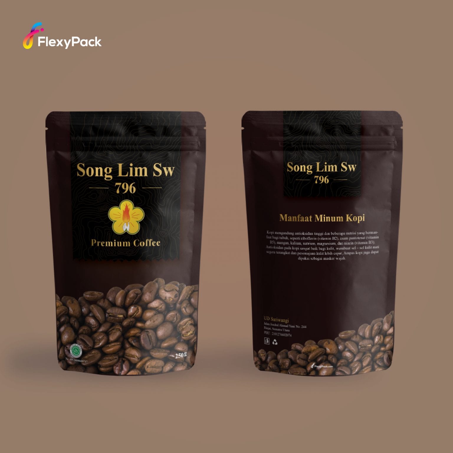 Jual Kemasan Fleksibel Kopi Bubuk dan Biji | FlexyPack