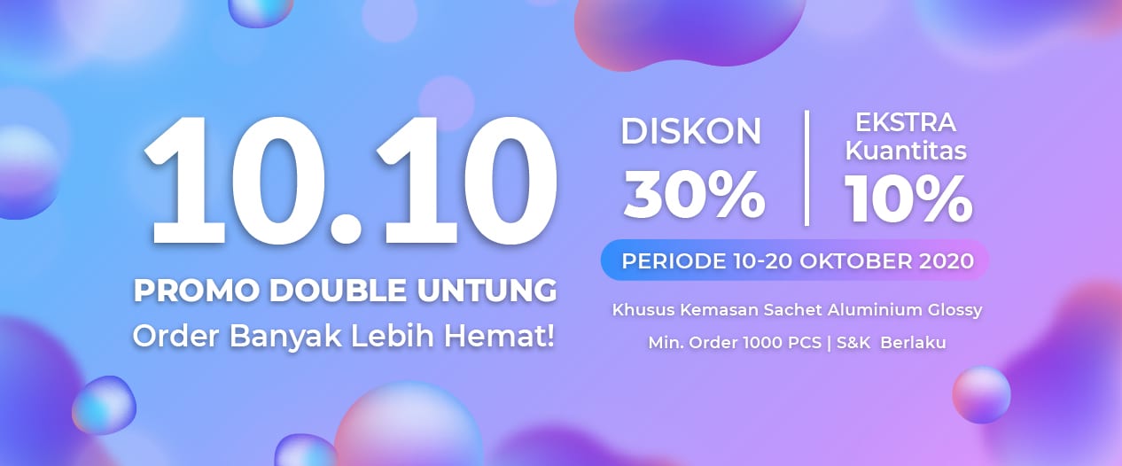 Promo Diskon 10.10 Ekstra 10% Quantity - FlexyPack - Be a Million ...