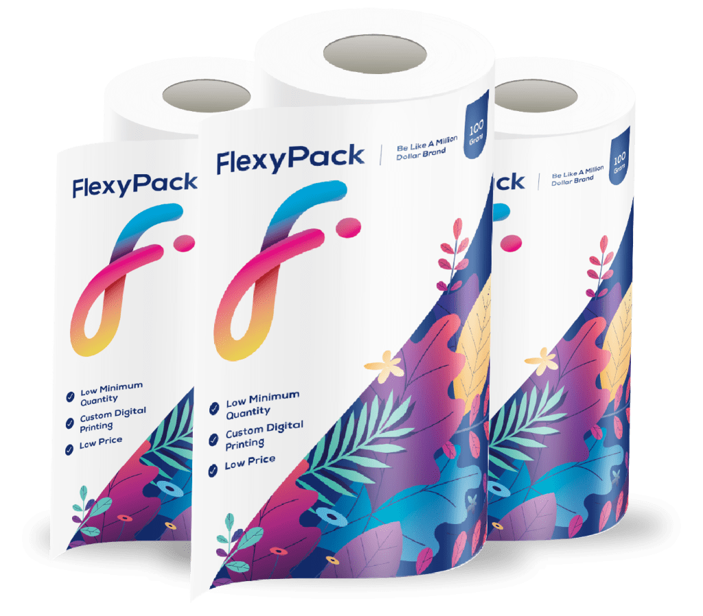 Cetak Roll Stock Packaging Desain Custom Fullcolor | FlexyPack